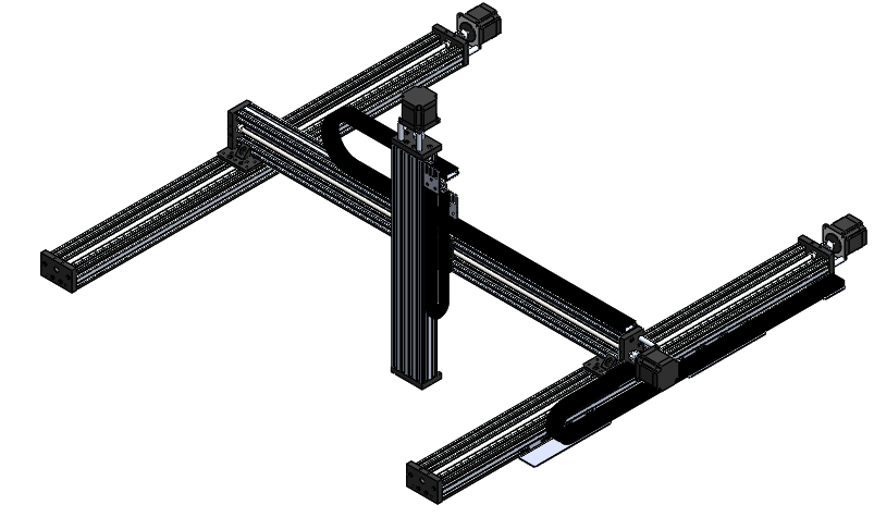 Gantry Robot XYZ-Double Rails 1000x1000x500mm | imakerstore.com