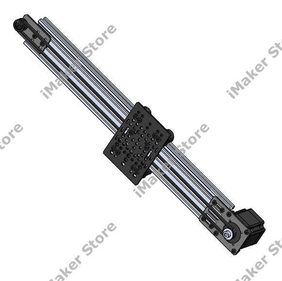 Belt Driven Linear Actuator Kit for NEMA 23 Stepper Motor - High ...